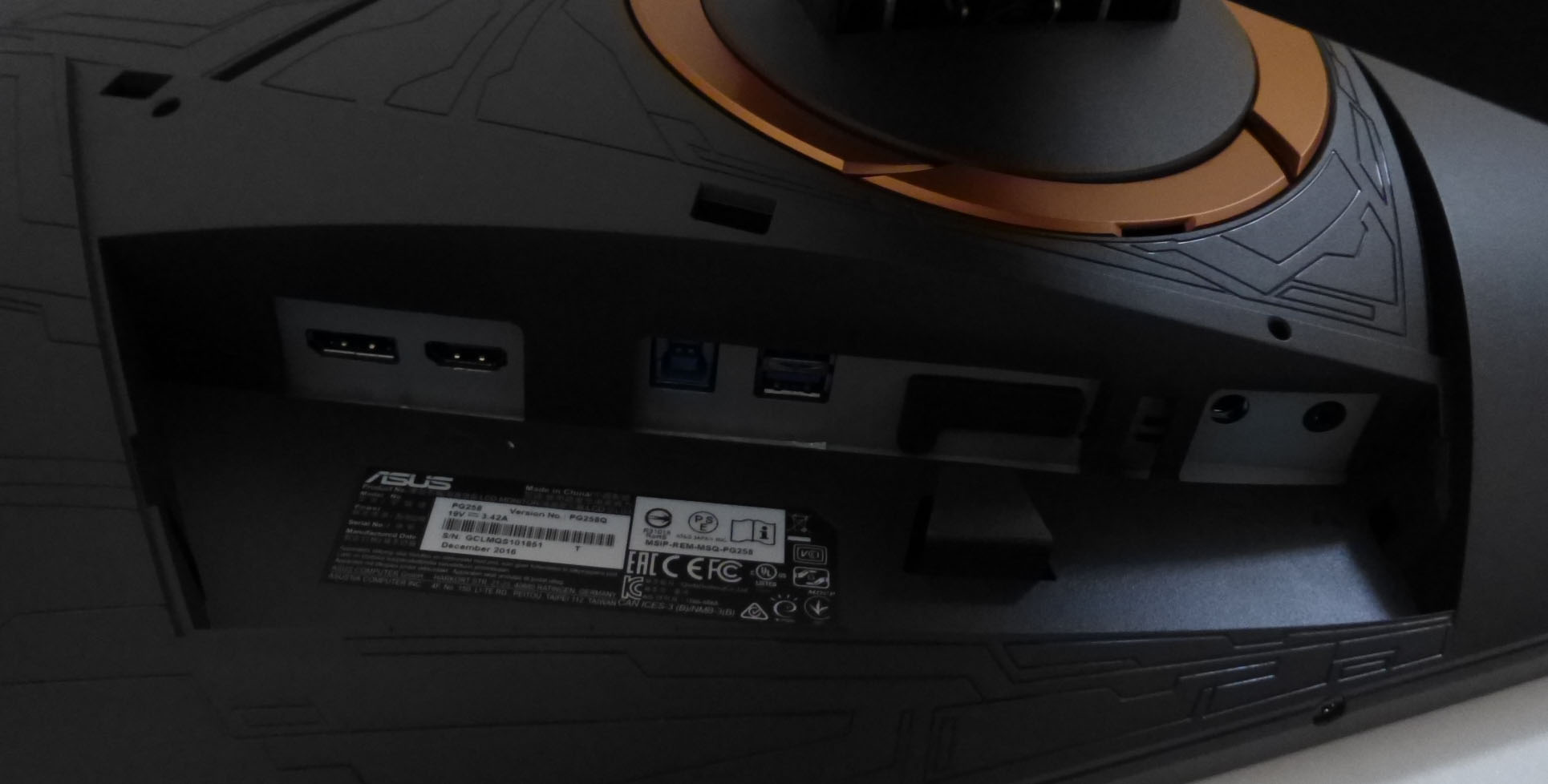 Asus ROG Swift PG258Q Review - TFT Central